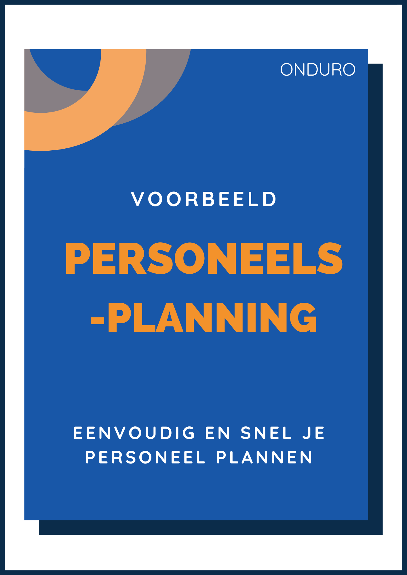 Gratis personeelsplanning voorbeeld